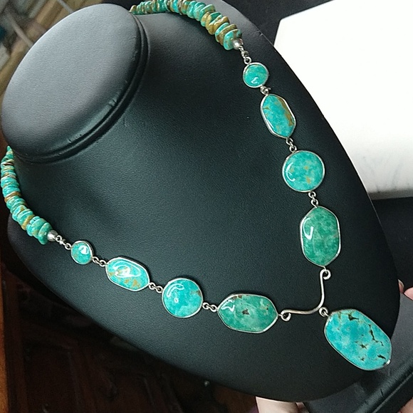 Jewelry | Jay King Mine Finds Turquoise Necklace 925 Sterling Silver ...